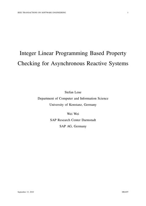 pdf integer linear programming based property checking for