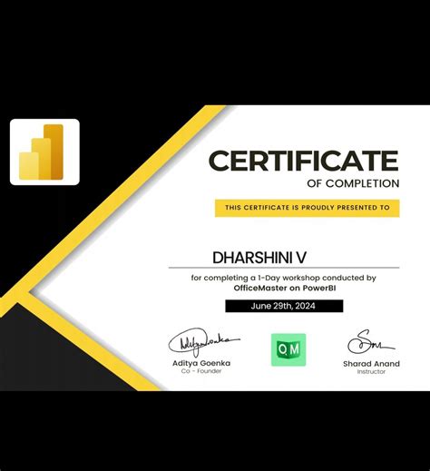 I Am Excited To Share That I Have Completed A 1 Day Workshop Conducted By Officemaster On