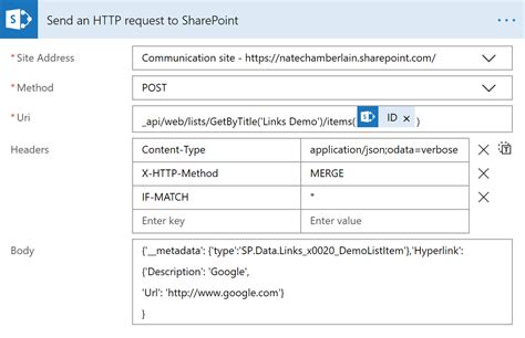 Update A Hyperlink Or Picture Column In Sharepoint Using Microsoft Power Automate Flow Nate