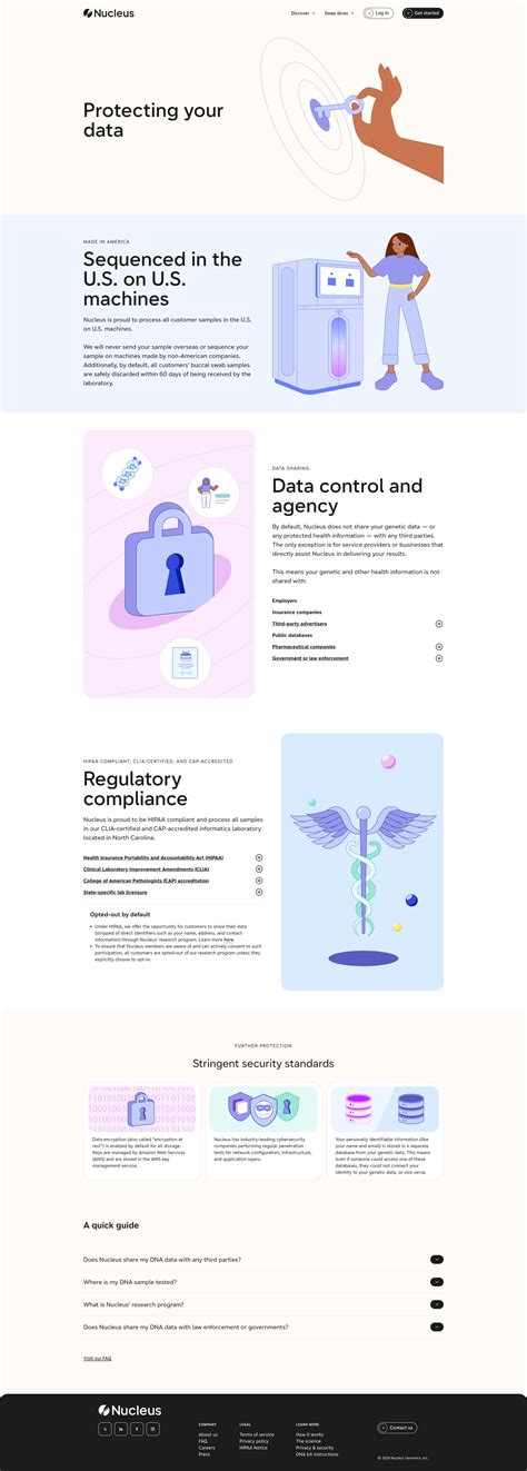 Nucleus Genomics Website Design Lapa Ninja