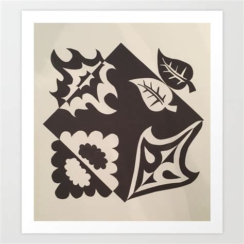 Notan Design 2 Art Print By Abigail Cutchins Society6