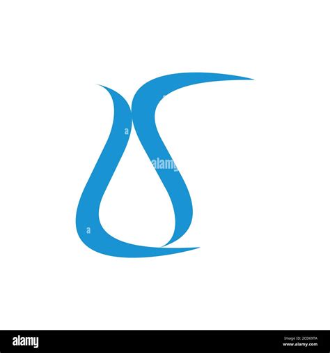 Letters Ls Simple Curves Logo Vector Stock Vector Image Art Alamy