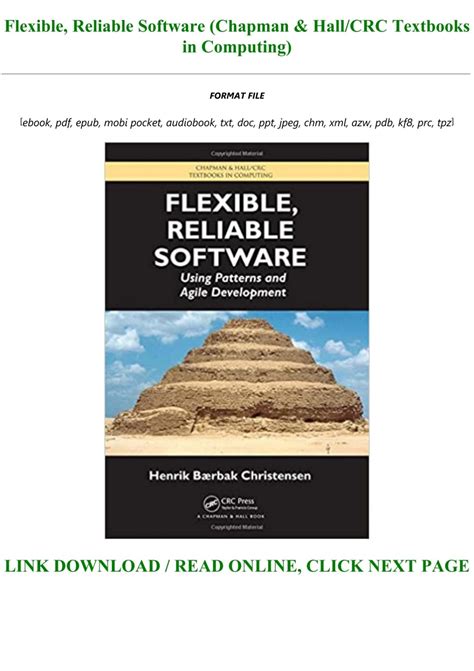 Bestsellers Read Book Pdf Flexible Reliable Software Chapman