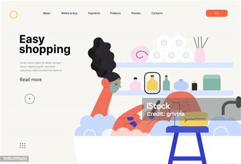 온라인 쇼핑 및 전자 상거래 벡터 일러스트 레이 션 시리즈 사람들에 대한 스톡 벡터 아트 및 기타 이미지 사람들 휴대전화 개념 Istock