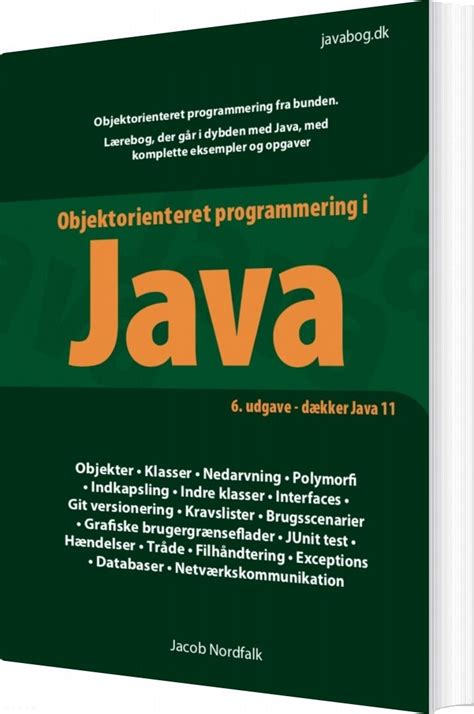 Objektorienteret Programmering I Java Af Jacob Nordfalk Hæftet Bog