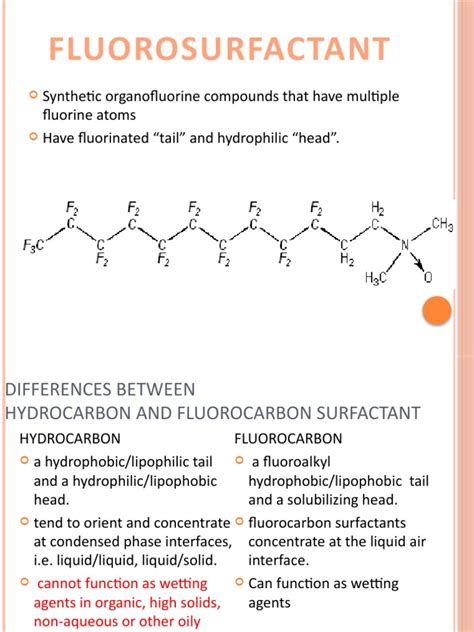 Fluorinated Surfactant And Repellent Pdf Surfactant Fluorine