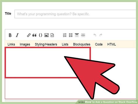 How To Ask A Question On Stack Overflow 14 Steps With Pictures