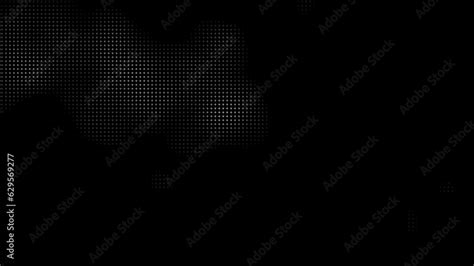 Animated Abstract Technology Dark Background Random Dots And Grid 4k Stock Video Adobe Stock