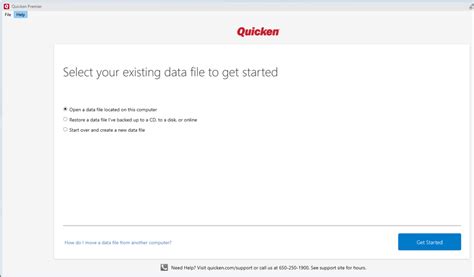 Error Opening Data File File Cant Be Found — Quicken
