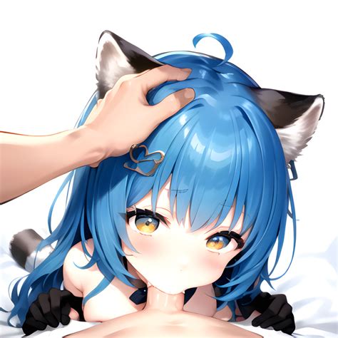 Rule 34 1girls Ai Generated Blowjob Blue Hair Deepthroat Endless