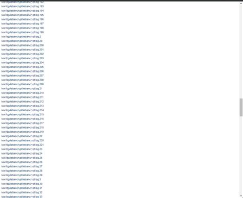 Daily Letsencrypt Log Files Rotation Feature Nethserver Community