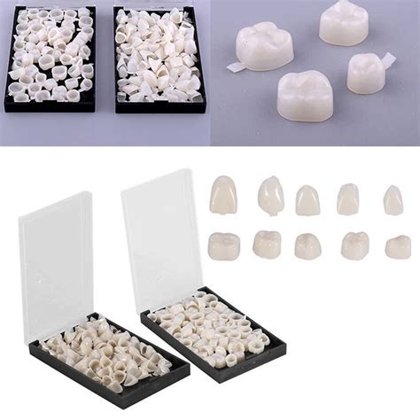 5070pcs Temporary Teeth Crowns Resin Posteriors Anterior Molar Tooth