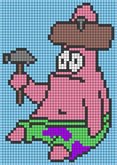 Patrick Star Pixel Art