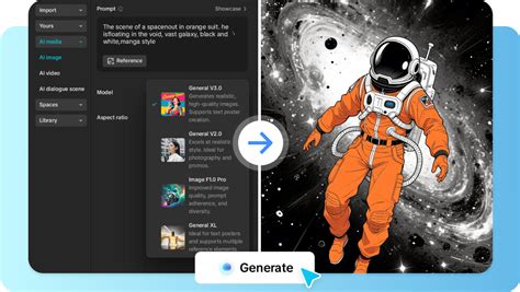Генератор зображень Ai миттєво створюйте зображення