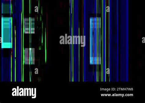 Glitch Noise Color Distortion System Error Red Green Blue Stripes Texture Real Analog Static