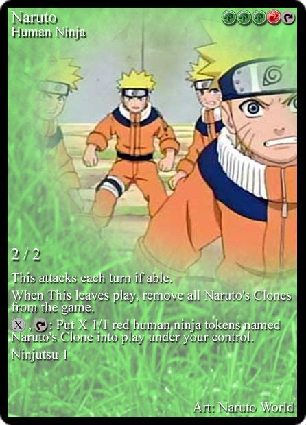 Mtg Card Naruto By Telloiryn On Deviantart