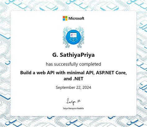 sathya priya on linkedin webapi aspnetcore microsoft techskills