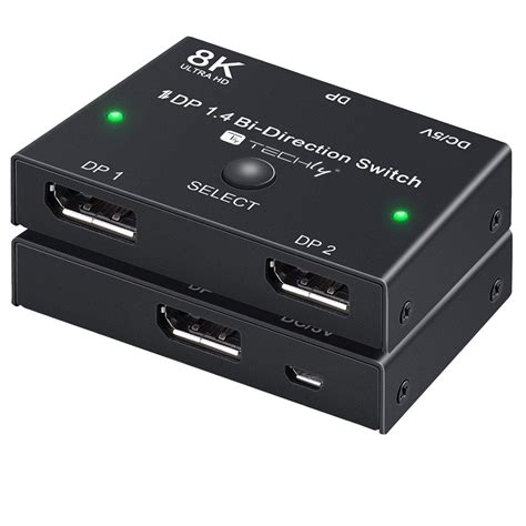 Bi Directional Switch 8k Dp1 4 Displayport Splitter Converter For Multiple Sources And Displays