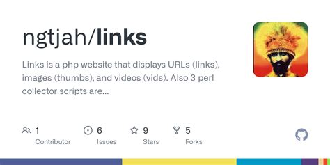 Github Ngtjah Links Links Is A Php Website That Displays Urls Links Images Thumbs And