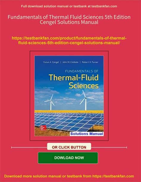 [free Pdf Sample] Fundamentals Of Thermal Fluid Sciences 5th Edition Cengel Solutions Manual