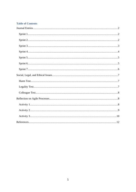 agile project reflection report recipe app development