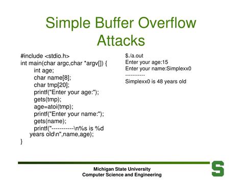 Ppt Buffer Overflow 2 Powerpoint Presentation Free Download Id4173384