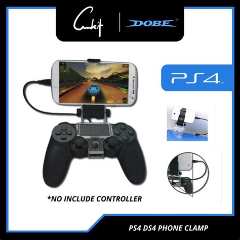 11 11 Sale 】dobe Ps4 Dualshock Controller Mobile Phone Clamp Phone Handle Ds4 Dual Shock Handle