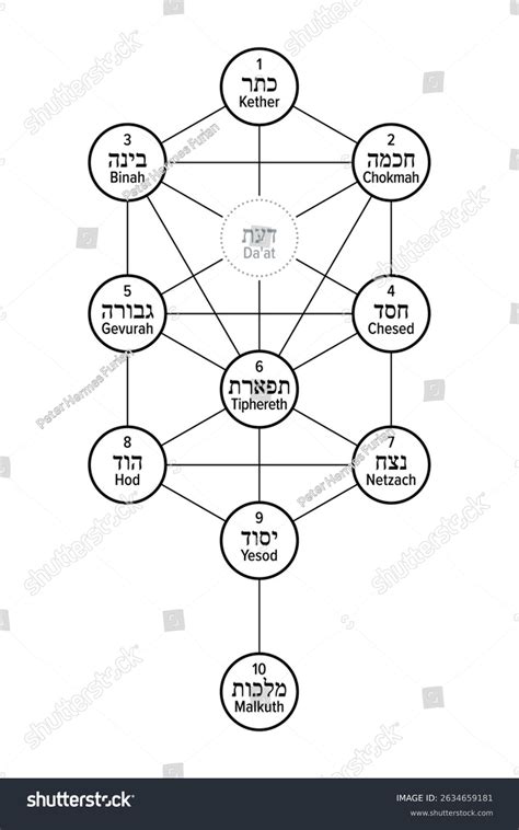 61 701 Kabbalistic Tree Life Sephirot Diagram Stock Vectors And Vector Art Shutterstock