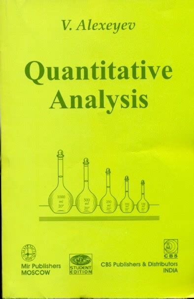 Quantitative Analysis