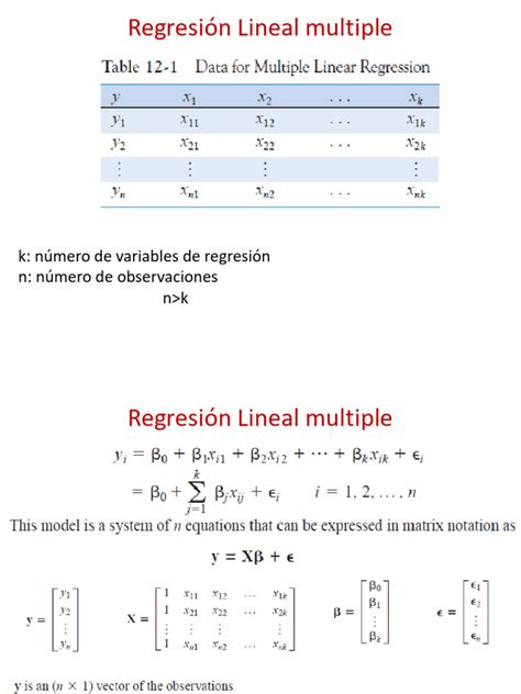 Construcción De Modelos Regresion Lineal Multiple Pdf Regresión