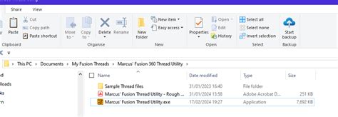 Fusion 360 Custom Thread Utility Autodesk Community
