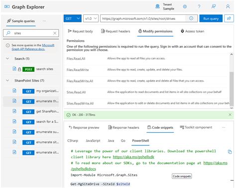 How To Connect To Microsoft Graph Api From Powershell Sharepoint Diary