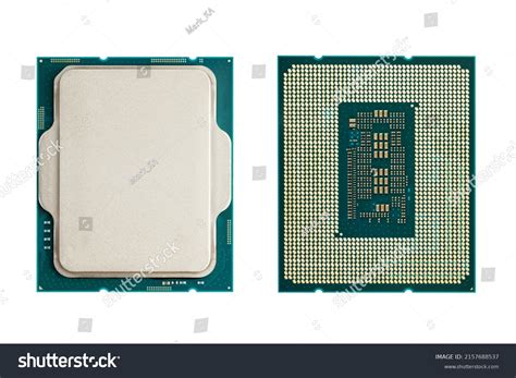 Cpu Central Processing Unit Computer Isolated Stock Photo Shutterstock