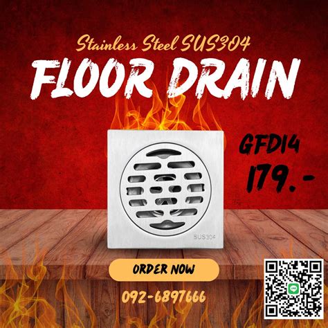 🔥โปรส่วนลด รางระบายน้ำและฝาปิดรางระบายน้ำ สแตนเลส 304