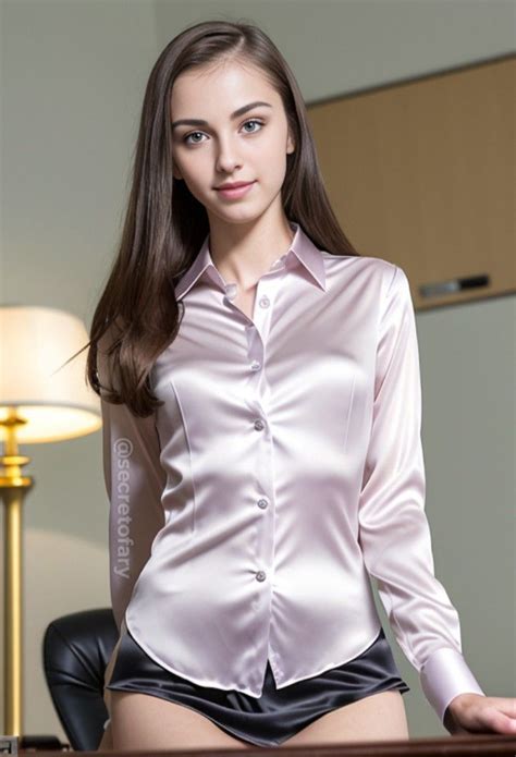 Pin By Bob On Blusas Satin Curvy Women Outfits Short Skirt Babes