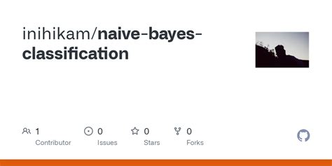 Github Inihikamnaive Bayes Classification