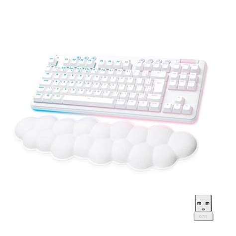 Teclado Mecânico Gamer Sem Fio Logitech G715 LIGHTSPEED Switch GX Brown Tactile RGB Layout