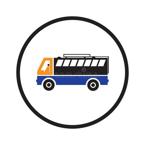 City Bus Service Icon Stock Vector Illustration Of Traffic 257197998