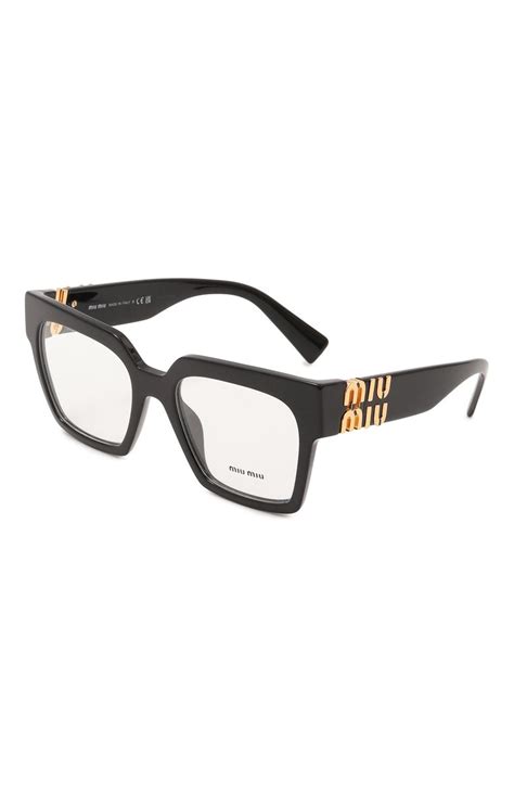 Женские черные оправа Miu Miu купить в интернет магазине ЦУМ арт 04uv 1ab101