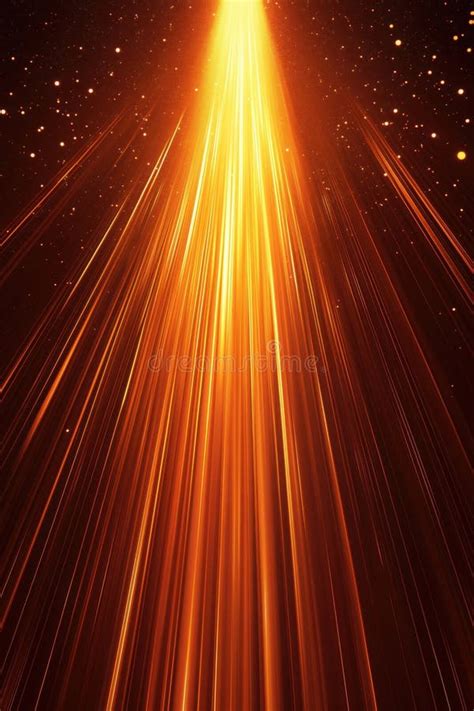 Radiant Golden Light Beams Emanating From A Central Point Creating A Dynamic And Vibrant Visual