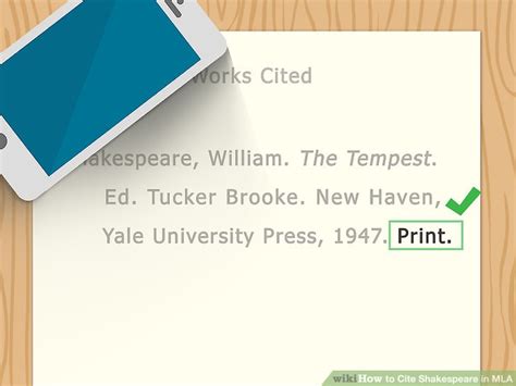 Ways To Cite Shakespeare In MLA WikiHow