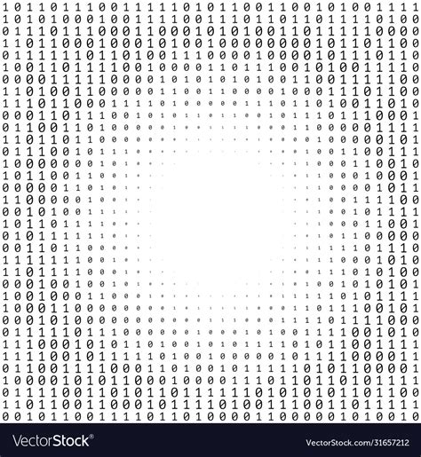 Binary Numbers Texture Royalty Free Vector Image