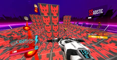 My Custom Cybergrind Glow What Do You Guys Think R Ultrakill