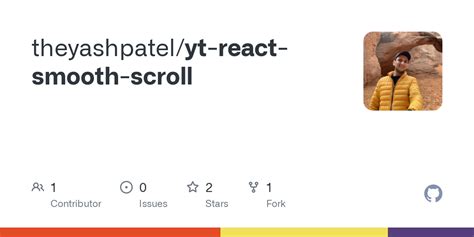 GitHub Theyashpatel Yt React Smooth Scroll