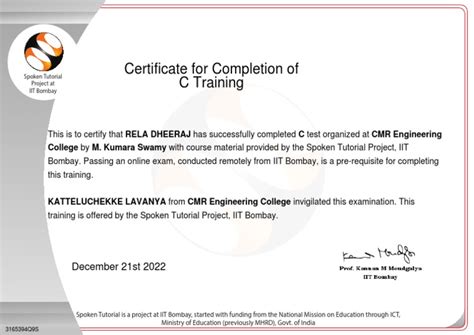 Rela Dheeraj Participant Certificate Pdf