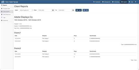 Reports Client Reports