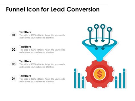 Funnel Icon For Lead Conversion Ppt PowerPoint Presentation Gallery