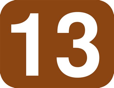 Download Number Thirteen Royalty Free Vector Graphic Pixabay