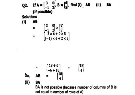 SOLUTION Product Of Matrices And Product Transpose Of Matrices Studypool