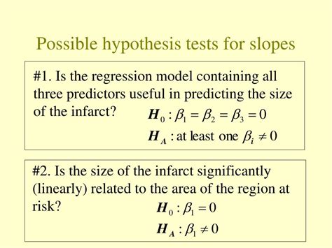 Ppt Hypothesis Tests For Slopes In Multiple Linear Regression Model